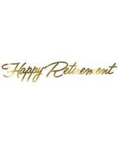 Foil Happy Retirement Streamer – Party World