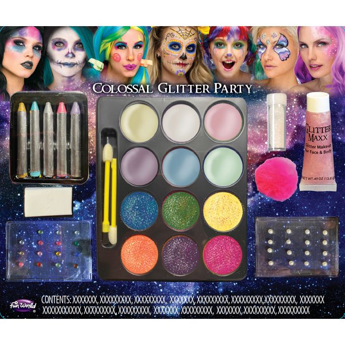 Colossal Makeup Kit Assortment - Glitter – Party World